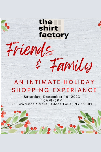 Adirondack Winery - Event - The Shirt Factory Friends & Family